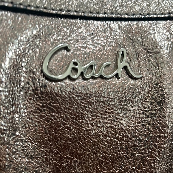 Coach | Bags | Authentic Coach Metallic Purse | Poshmark